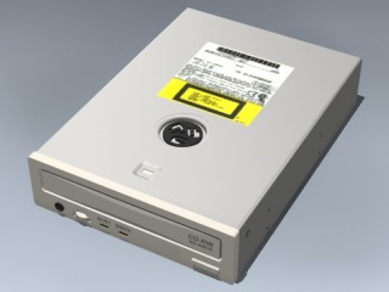 CD Recorder Drive 3d Model by Mesh Factory