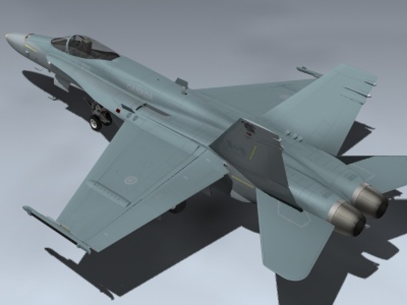 CF-18 Hornet 3d Model by Mesh Factory