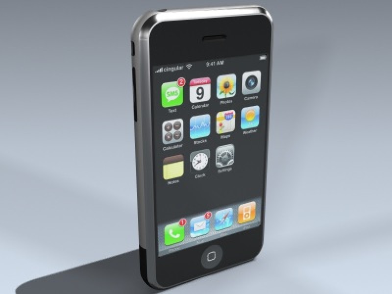 IPhone 3d Model By Mesh Factory IPhone 3d Model By Mesh Factory