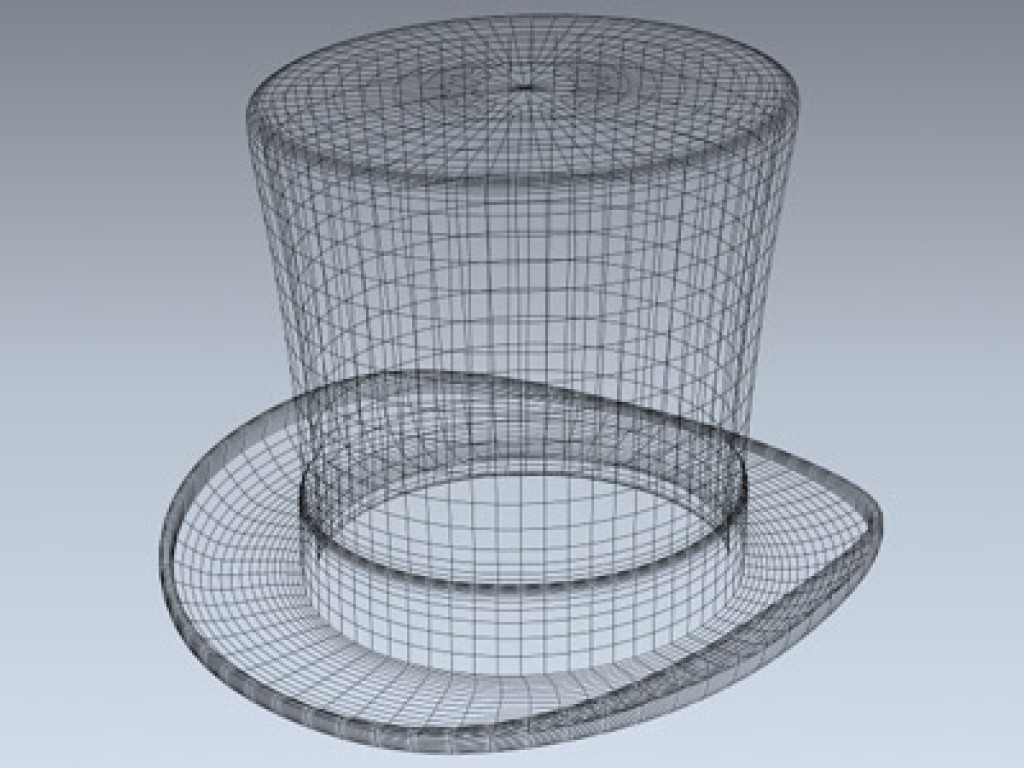 Top Hat 3d Model by Mesh Factory